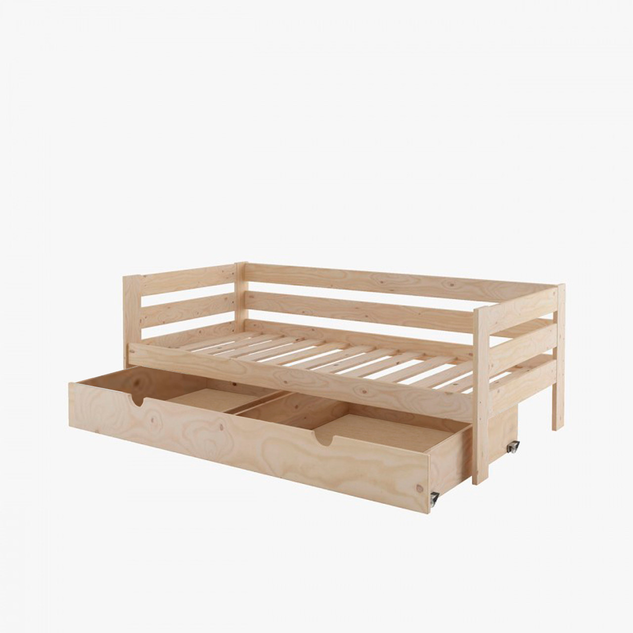 Camas simples de madeira de 80, 90 y 105 cm | LUFE