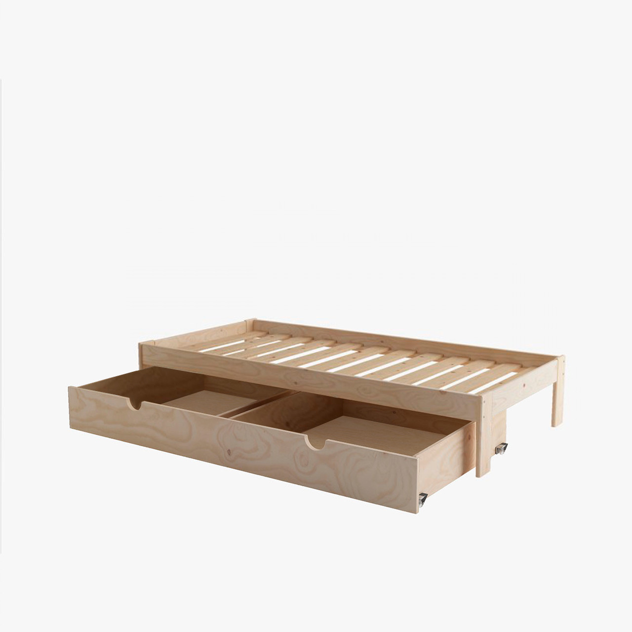 Camas simples de madeira de 80, 90 y 105 cm | LUFE