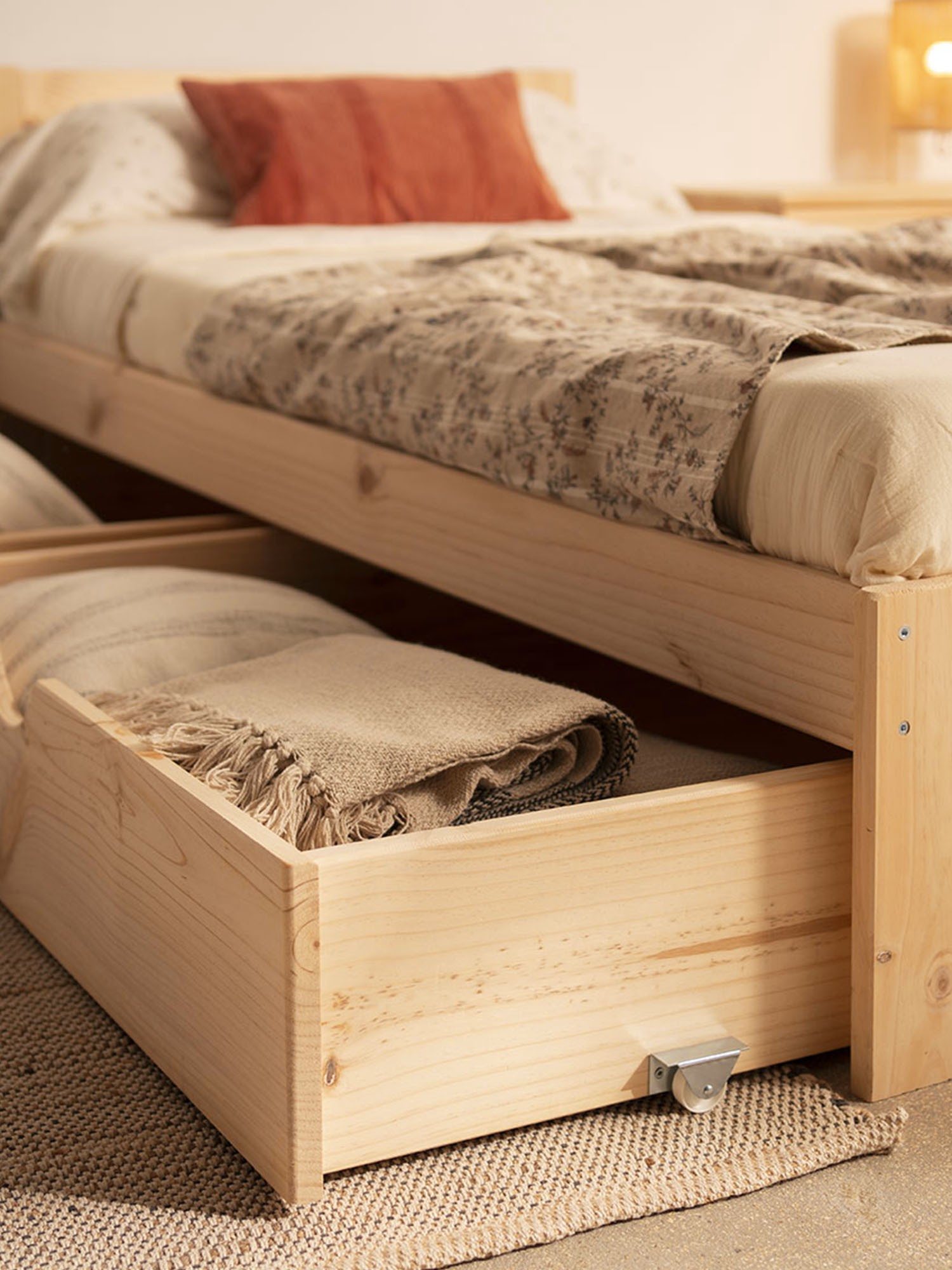 Tiroir de rangement profondeur 90 cm en bois | LUFE